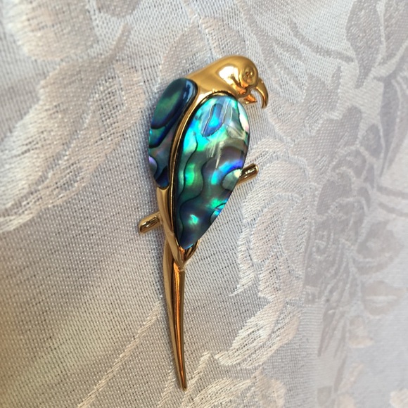 Jewelry | Abalone Shell Bird Brooch | Poshmark